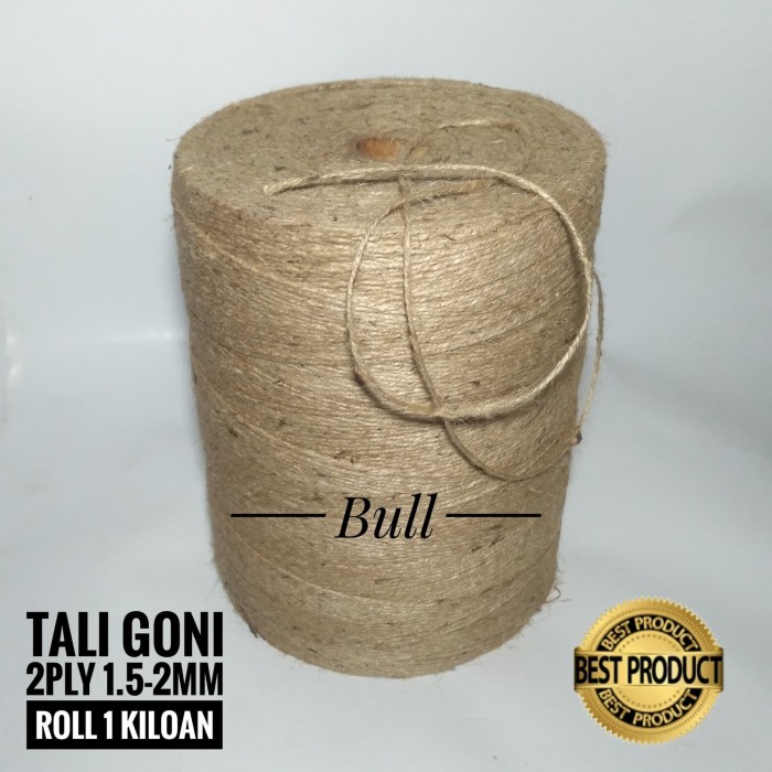 Jual JUAL Tali Goni,Tali Rami,Jute 1.5 - 2 mm 2ply (/Roll panjang ...