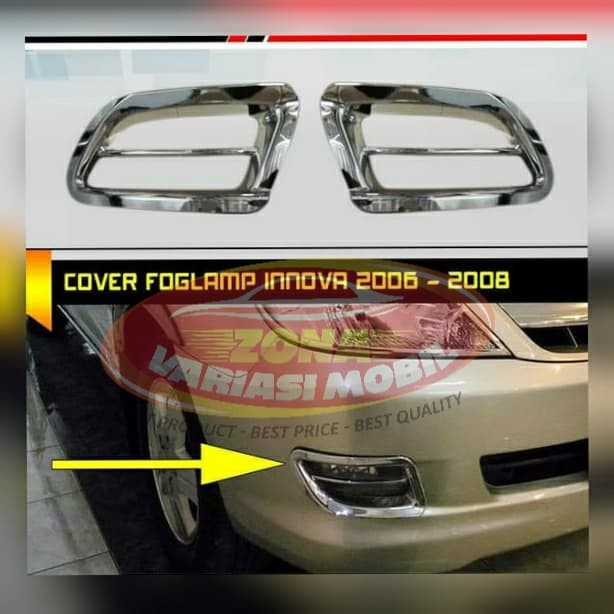 Jual Ring Cover Foglamp Innova Lama 2005 sd 2008 Chrome / Ring Fog Lamp ...
