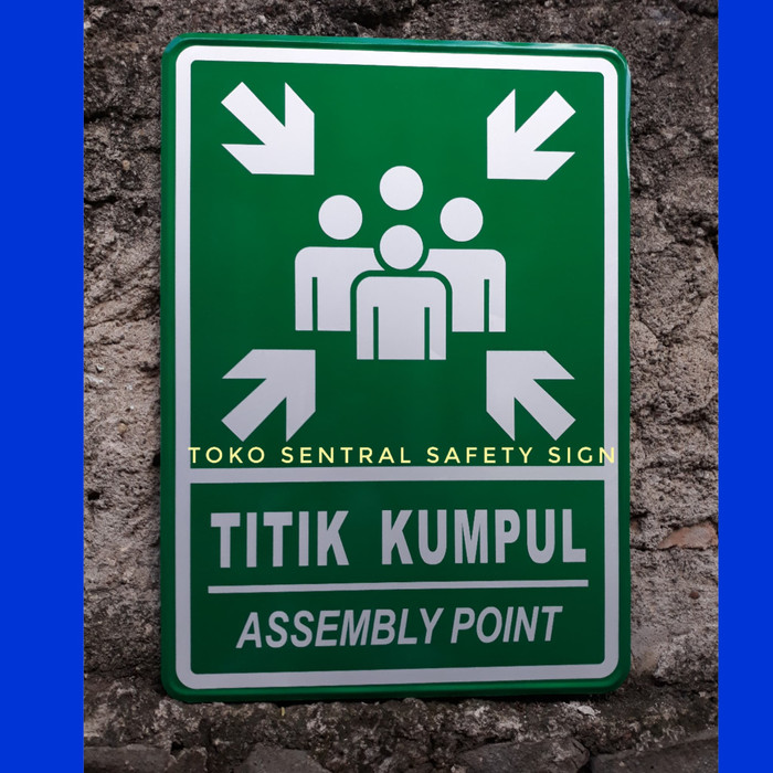 Jual Titik kumpul assembly point uk 80x60cm - Jakarta Barat - sentral ...