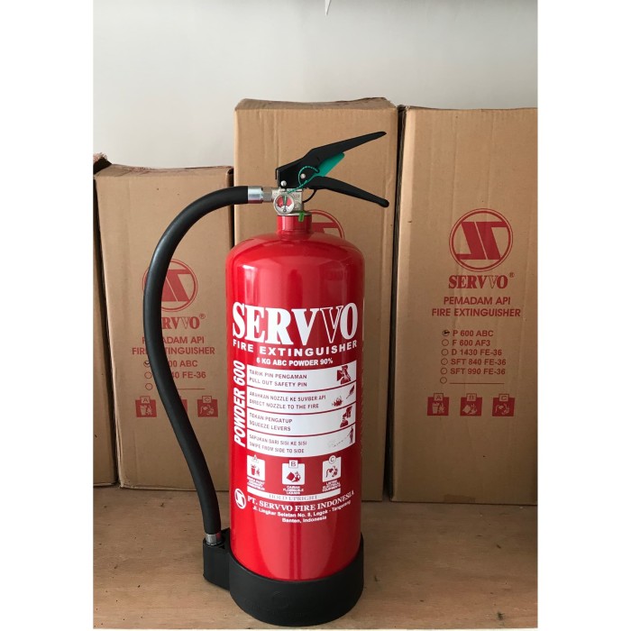 Jual APAR P 600 ABC 90 DRY CHEMICAL POWDER KAPASITAS 6 KG , MERK ...