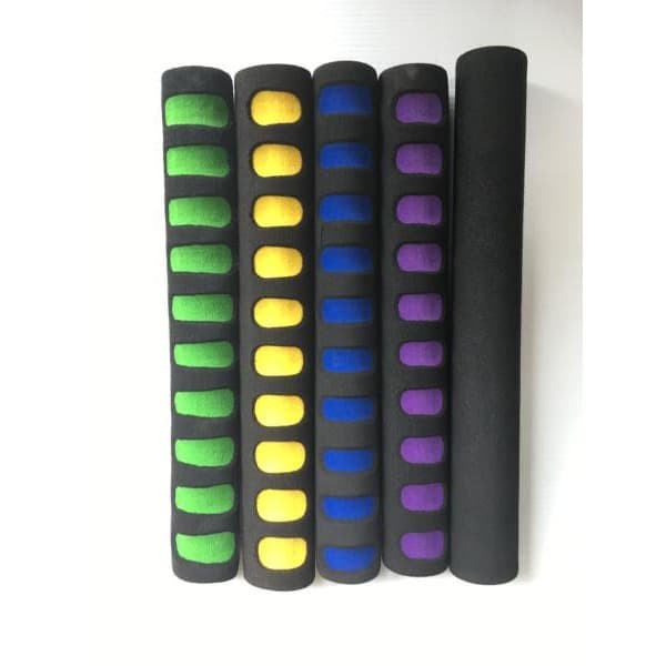 Jual busa stang handgrip busa hitam polos dan list warna balap sepeda ...