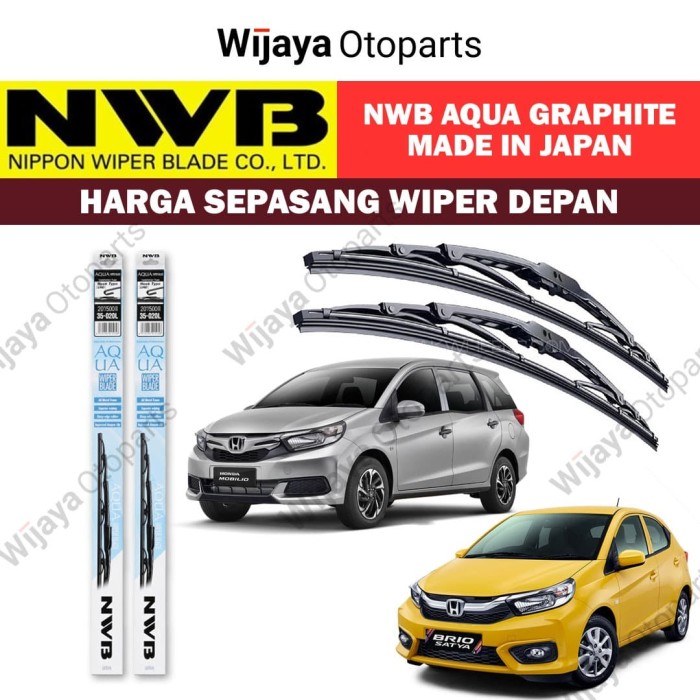 Jual Wiper depan Mobilio / Brio New uk. 22&16 - NWB Japan Aqua Graphite - Jakarta Barat - Wijaya ...
