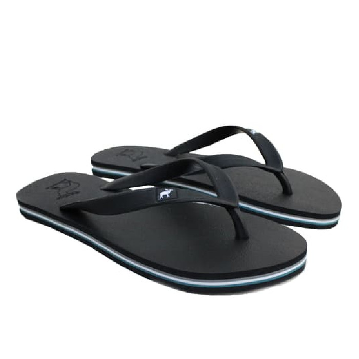 Jual Sandal Panama / Sendal Jepit Pria Hitam Full Black / Sendal Pantai ...