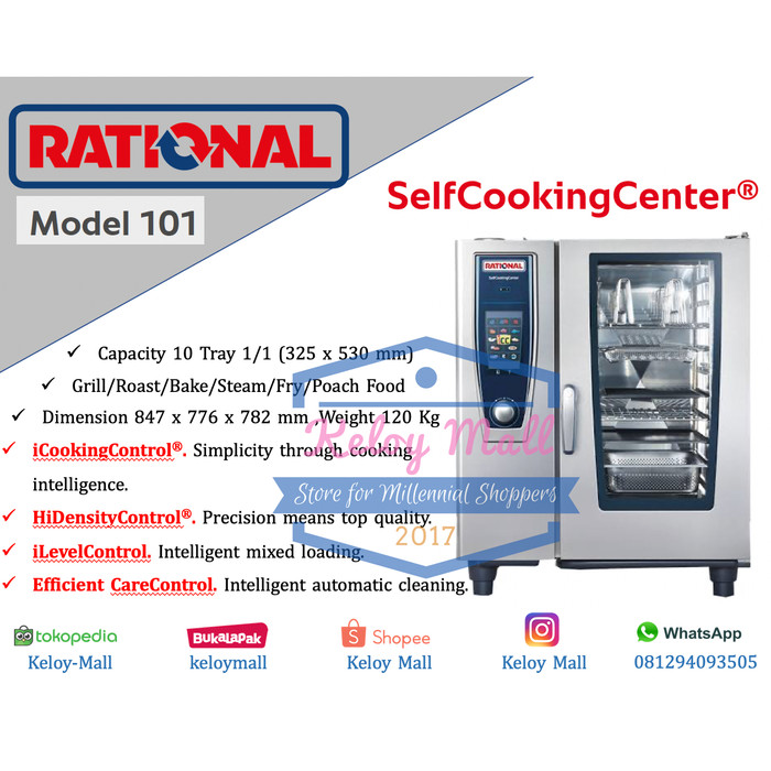 Jual Combi Oven Digital 10 Tray RATIONAL Touchscreen SCC - Jakarta ...