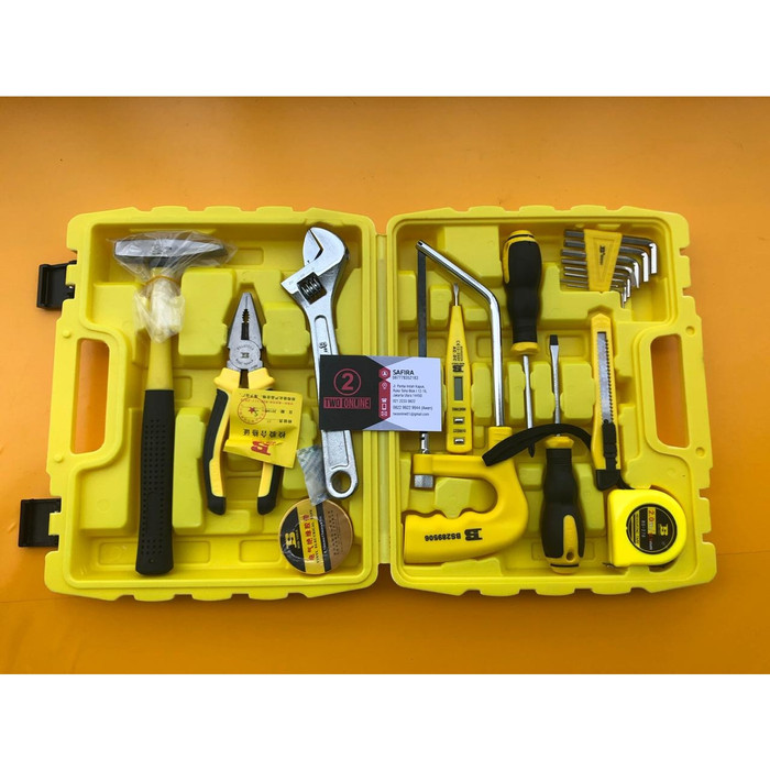 Jual Toolset Toolkit Toolbox Tool Set Tool Kit Tool Box 18pcs BOSI ...