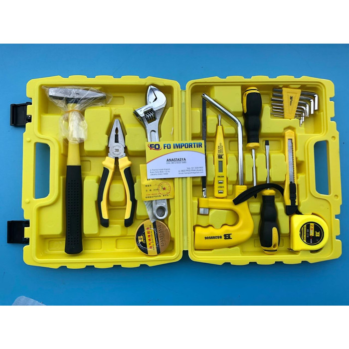 Jual Toolset Toolkit Toolbox Tool Set Tool Kit Tool Box 18pcs BOSI ...
