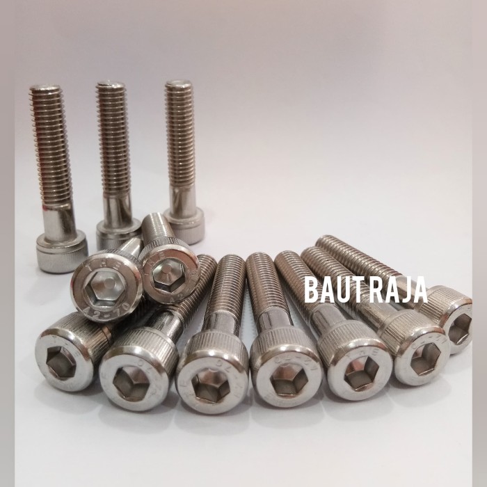 Jual Baut L Stainless M3 x 30 drat 0.5p - ss baut m3x30 - buat l m3x30 - Kota Batam - Baut raja ...