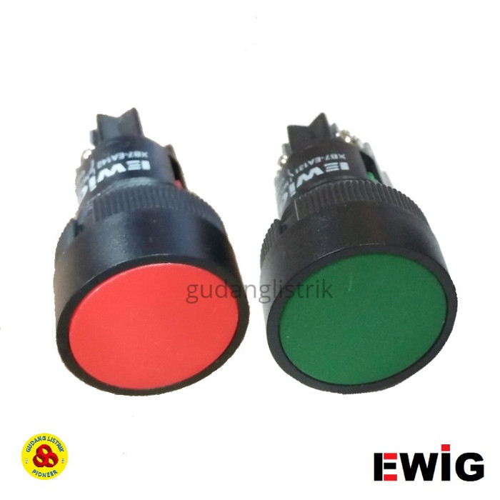 Jual Push Button Tombol Panel XB7 On Off Hijau Merah Dia 22mm - Hijau ...