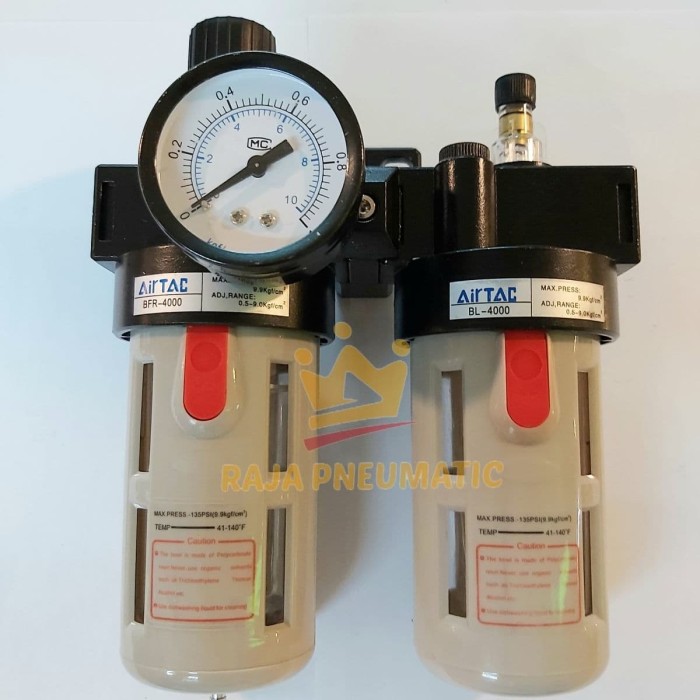 Jual FILTER REGULATOR ANGIN UKURAN 1/2 INCH AIRTAC TIPE BFC-4000 ...