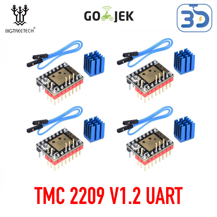 Jual Original BigTreeTech TMC 2209 TMC2209 V1.2 UART Mode Stepper Driver - Jakarta Barat - 3D ...