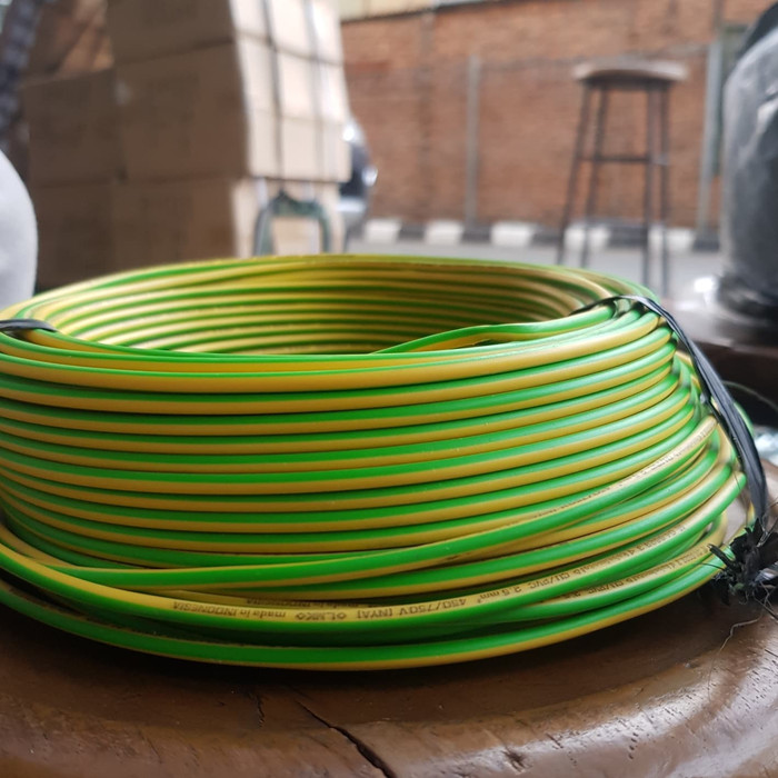 Jual Kabel Grounding NYA 2.5mm 50 Meter / Kabel Grounding 2.5mm 50M 4 ...