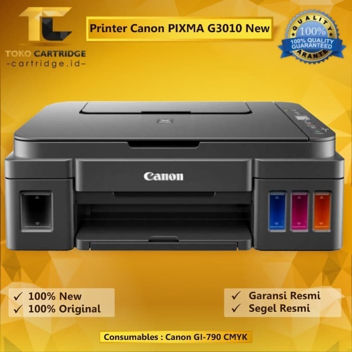 Jual Printer Canon Pixma G3010 G 3010 Wireless Print Scan Copy Wifi New ...