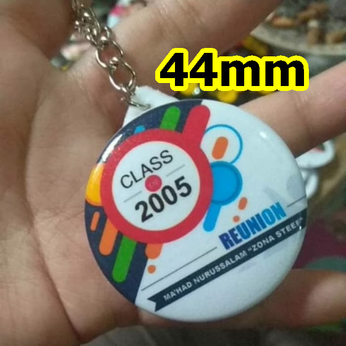 Jual Souvenir PIN Gantungan Kunci 44mm acara seminar event murah - Kab ...