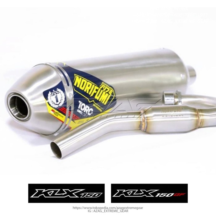 Jual KNALPOT NORIFUMI TORC ORIGINAL UNTUK KLX DTRACKER - Kota Bandung ...