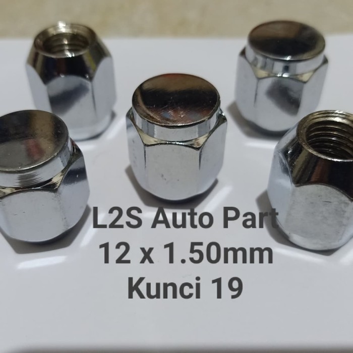 Jual MUR RACING MUR BAUT RODA 19MM x 1.50MM KUNCI 19 HONDA JAZZ MOBILIO ...