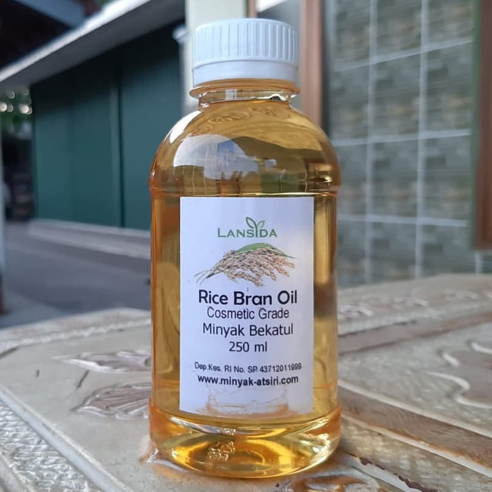 Jual Rice Bran Oil 250 ml Cosmetic Grade Minyak Bekatul Padi Cold Pressed - Kota Yogyakarta ...