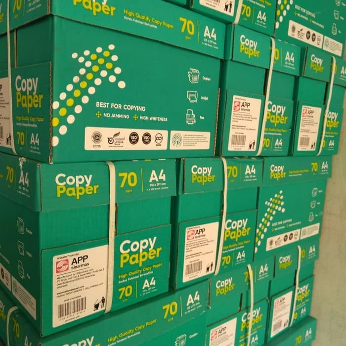Jual Kertas HVS A4 Copy paper 70 Gram - Kab. Bekasi - TOKO BAKTI JAYA ...