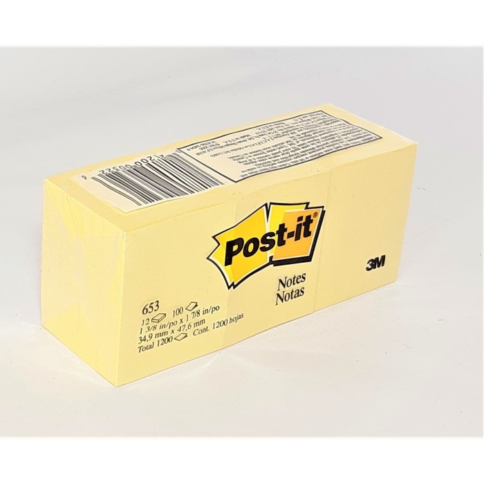 Jual POST IT 653 3M / STICKY NOTES 653 3M / STICKY NOTES 40 X 50 / POST ...