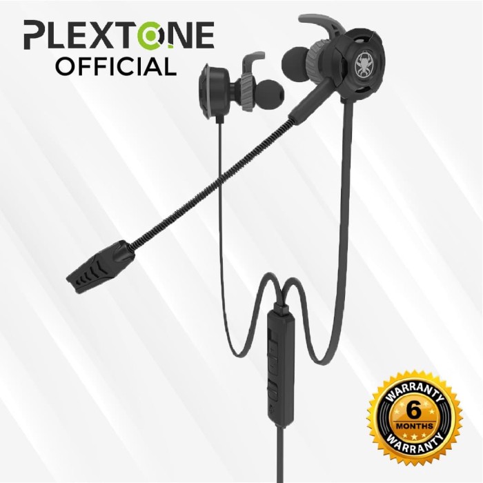 Jual Plextone G30 with Mic Stereo Bass Gaming Hammerhead Earphone - Hijau - Jakarta Timur ...