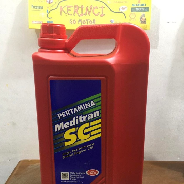 Jual OLI MEDITRAN SC 15W-40 5L GALON PERTAMINA - OLI DIESEL MEDITRAN ...