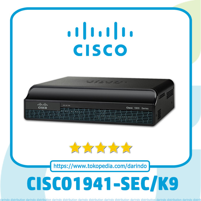 Jual Cisco 1941 Integrated Service Routers [CISCO1941-SEC/K9] - Jakarta ...