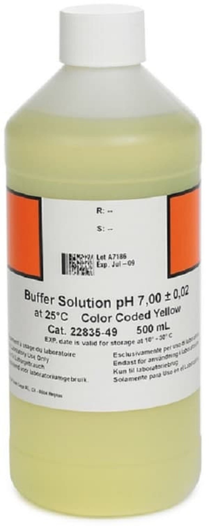Jual Buffer Solution pH 7 .00 color coded yellow 500 mL | Hach 2283549 ... Jual Buffer Solution pH 7 .00 color coded yellow 500 mL | Hach 2283549 ...