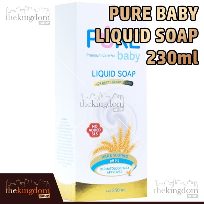 Jual Pure Baby Liquid Soap 230ml Sabun Cair Anak Bayi Balita - Jakarta ...