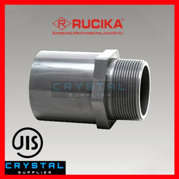 Jual SOK DRAT LUAR RUCIKA 1" inch AW PVC / Valve Socket / SDL / Sock 1 ...