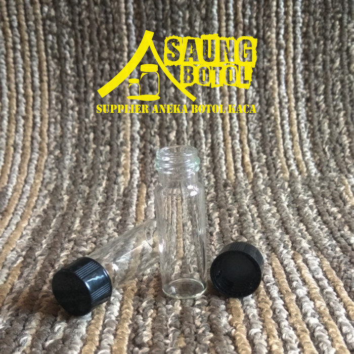 Jual Botol Kaca Vial 3 /4 ml Clear Screw Cap / Tutup Ulir - Kab. Bogor ...