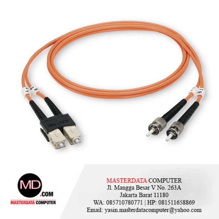 Jual Patch Cord ST LC Duplex Multimode 62.5/125um 4 meter (LSZH ...