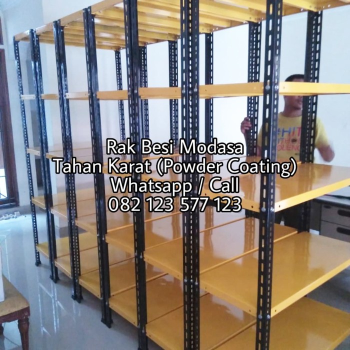 Jual Rak Besi Modasa Powder Coating (Tahan Karat & Gores) Recomended ...