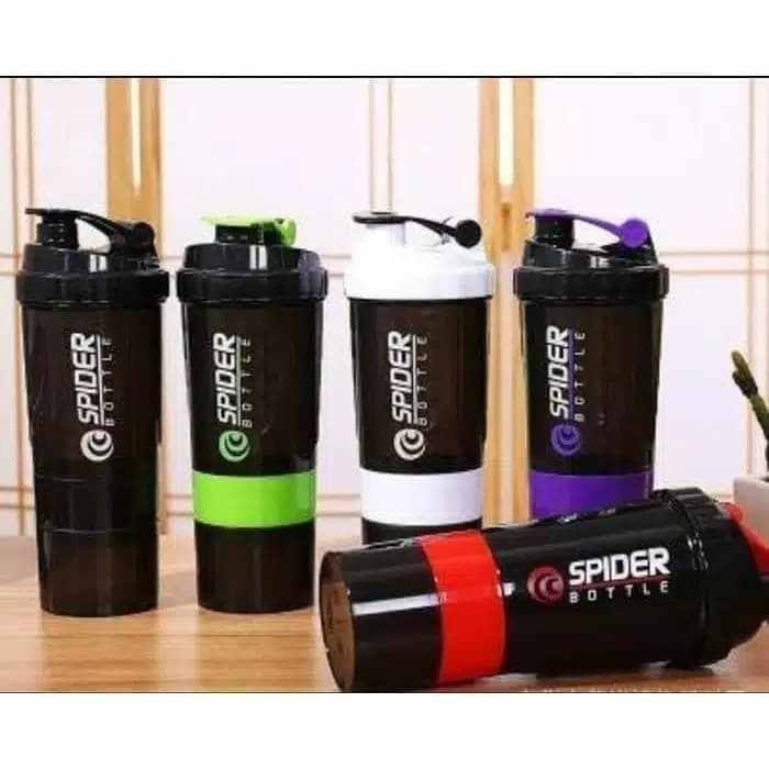 Jual Botol Minum Shaker Spider 600ml Shaker Blender Bottle Smart Shaker ...