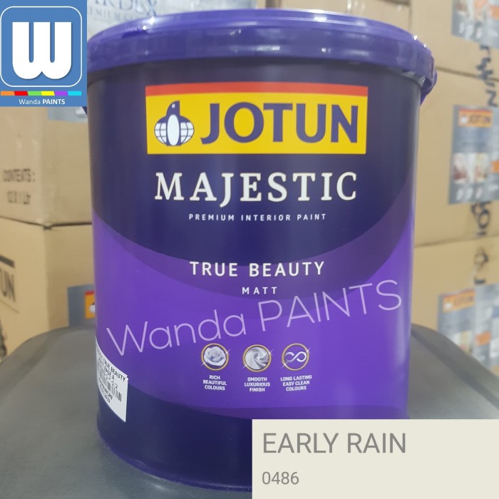 Jual JOTUN MAJESTIC MATT Early Rain 0486 (2.5 liter) - Jakarta Barat ...