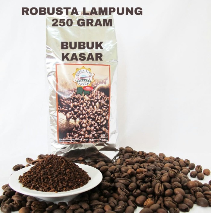 Jual KOPI LAMPUNG / KOPI ROBUSTA LAMPUNG 250 GRAM - BUBUK KOPI KASAR ...