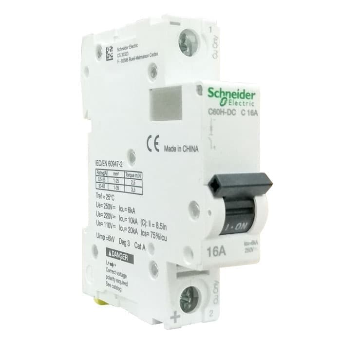 Jual SCHNEIDER MCB DC C60H-DC C16A 1P - A9N61511 - Jakarta Barat ...