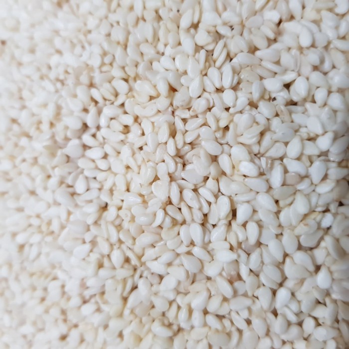 Jual BIJI WIJEN PUTIH / WHITE SESAME SEEDS MENTAH 1 KG repack / GROSIR ...