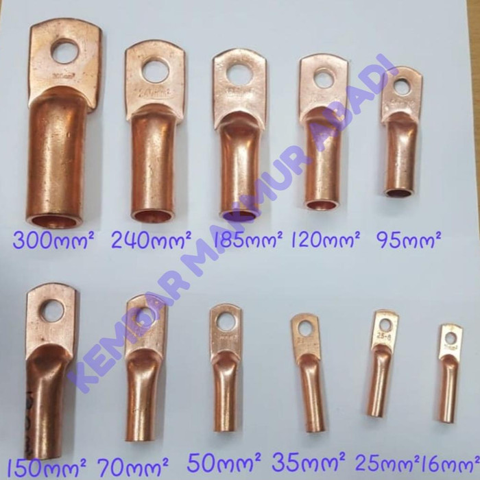 Jual Cable lug tembaga 300mm lubang 16 / skun tembaga 300-16 /DTG 300-16 - Jakarta Barat ...