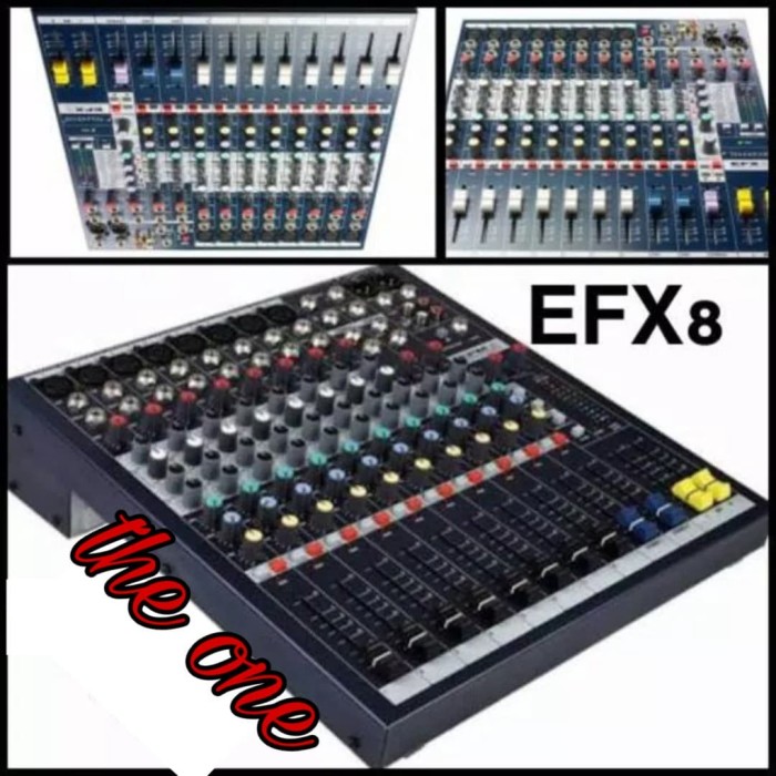 Jual mixer audio soundcraft EFX8(8 channel) - Jakarta Barat - The One ...