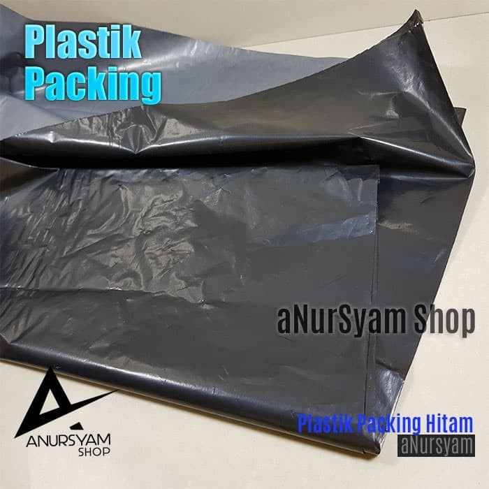 Jual Plastik Packing Hitam 1.2m x 1m Tebal 32mc Plastik Hitam Silver ...