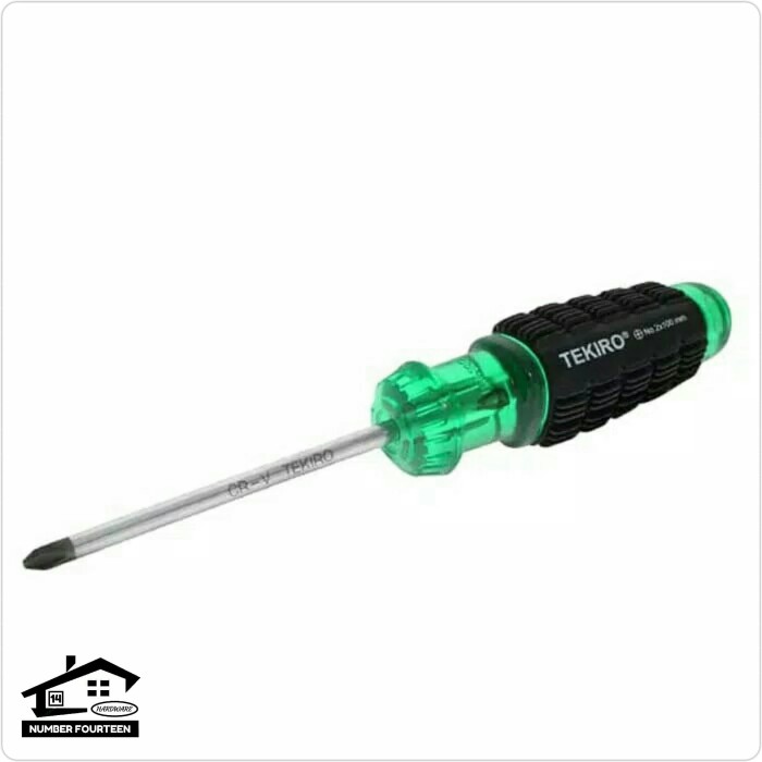 Jual Obeng Plus TEKIRO 6x200 mm gagang karet - Kota Tangerang Selatan ...