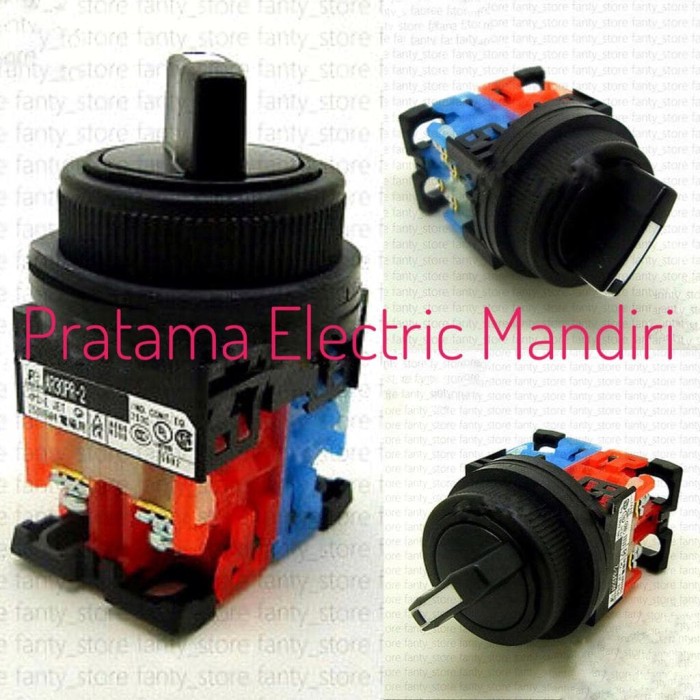 Jual Selector Switch Dia. 30mm AR30PR-211B 2 Posisi 1NO 1NC FUJI ...
