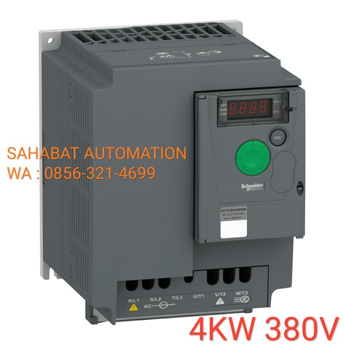 Jual Inverter Schneider 4 KW 3Phase 380V ATV310HU40N4E Inverter 5,5HP 4KW - Kab. Gresik ...