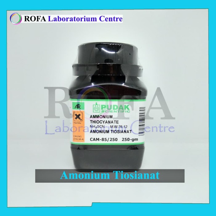 Jual Amonium Tiosianat / NH4SCN 250 Gram - Kota Bandung - ROFA ...