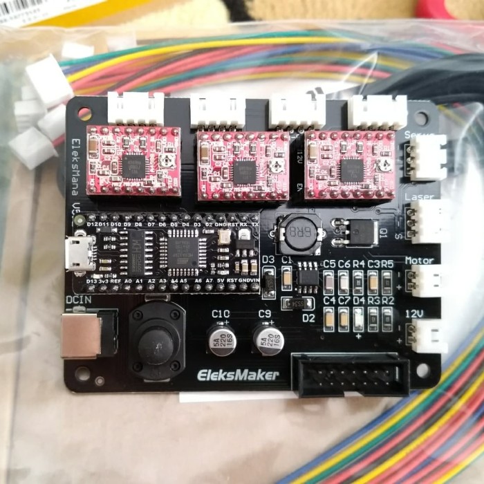 Jual Eleksmaker eleksmana xyz papan control cnc 3 axis board laser ...