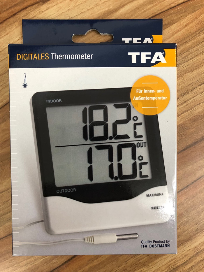 Jual Thermometer Kabel , In Out Thermometer , TFA Digital Thermometer ...