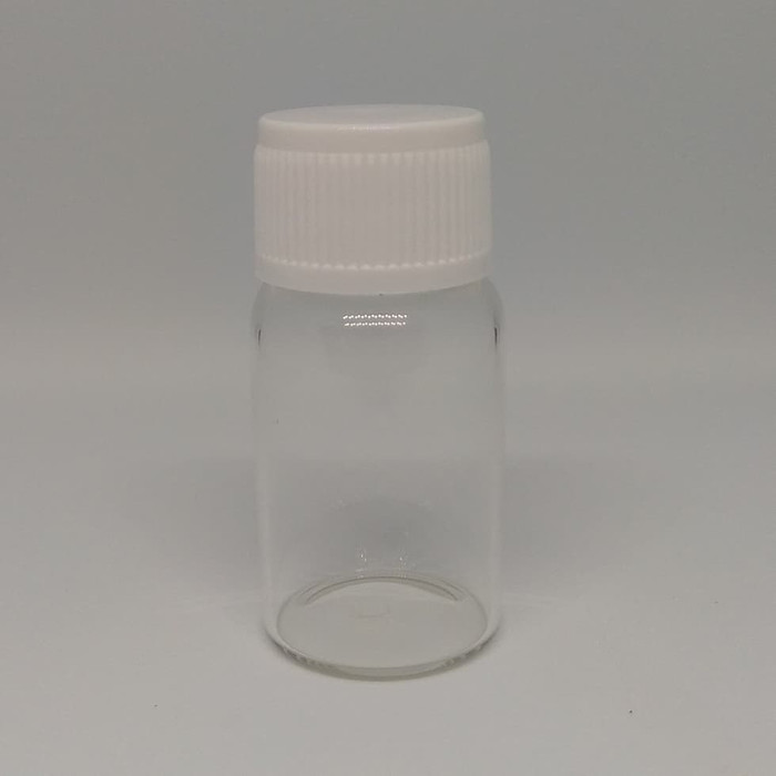 Jual Botol Kaca Vial 10 ml Clear Bening Tutup Ulir Screw Cap - Kab ...