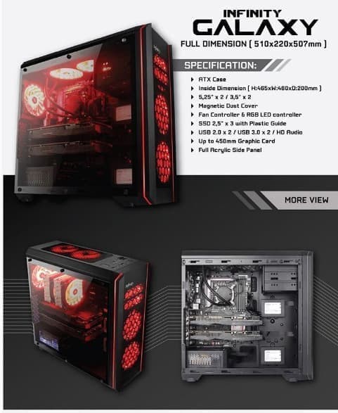 Infinity Galaxy Without PSU - Enterkomputer Jual Beli Online Komputer ...