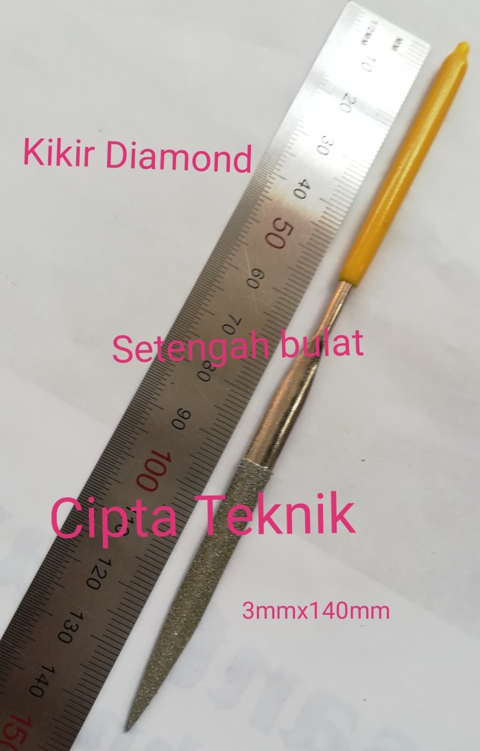 Jual Kikir Diamond Setengah Bulat 3mmx140mm - Kikir Intan - Kab. Bekasi ...