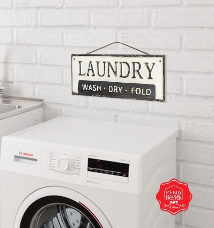 Jual Laundry | Poster | Gantungan Dinding | Papan Nama | Dekorasi Rumah ...