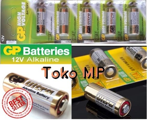 Jual Baterai GP 23AE 12v ULTRA Alkaline Batere Remote Battery A23 23A ...